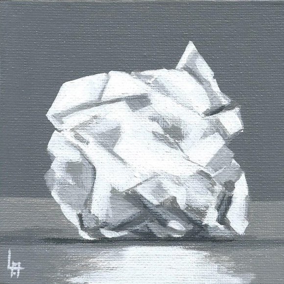 ArtsbyLourdes Creations | Other | Acrylic Painting Crumpled Paper ...